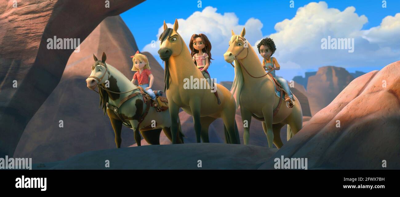 SPIRIT SANS TAMED, de gauche à droite: Abigail Stone (voix: McKenna ...