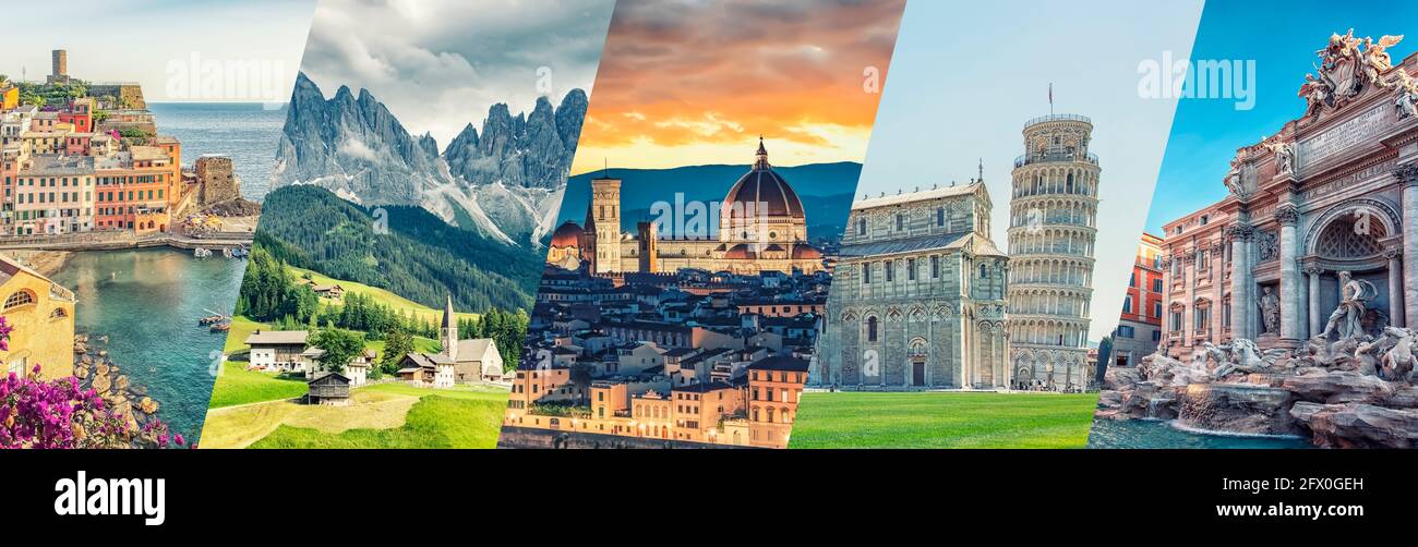 Landmarks collage Banque de photographies et d’images à haute ...