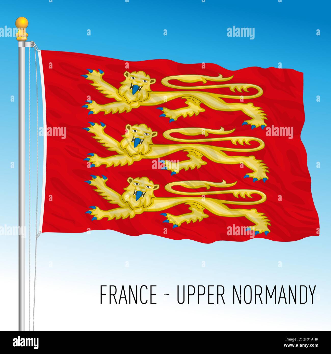 Normandie france francais Banque d'images vectorielles - Alamy