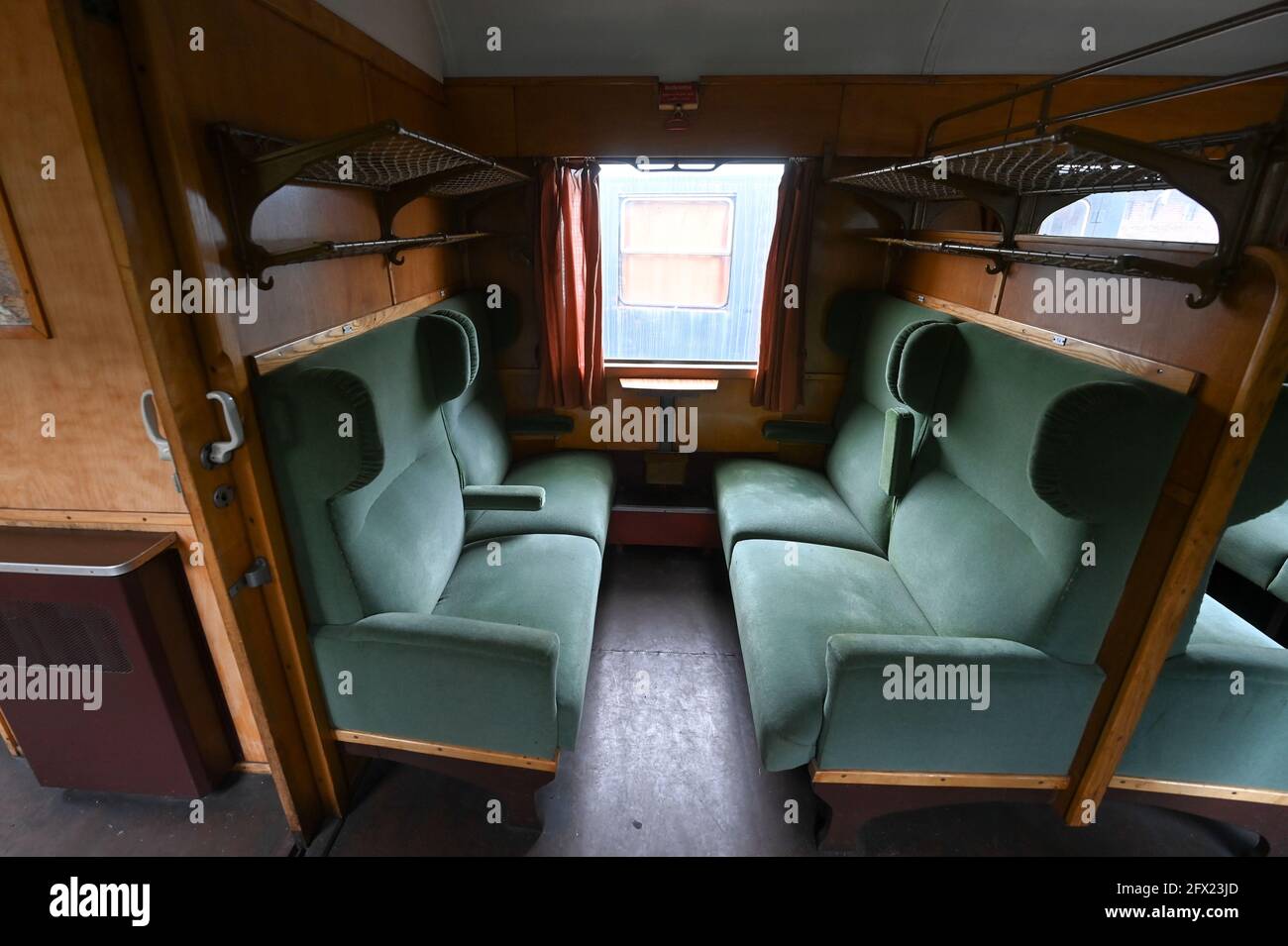 14 mai 2021, Berlin: Un compartiment de 1ère classe dans un wagon ...