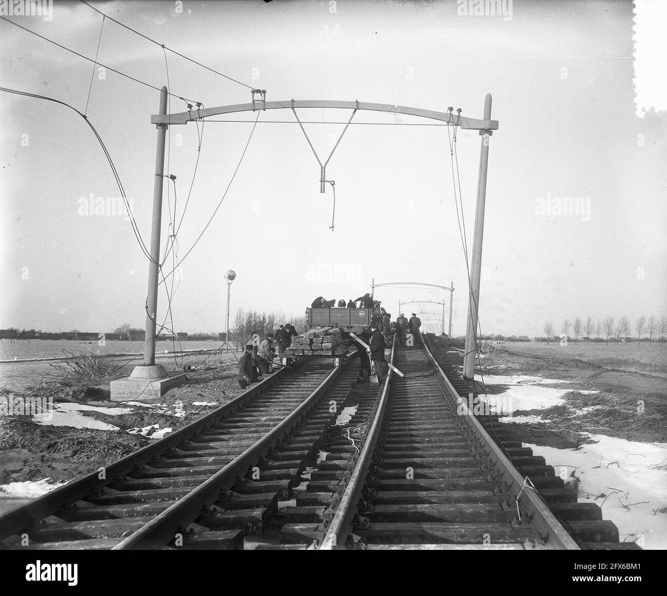 Réhabilitation du chemin de fer de moerdijk Banque de photographies et ...