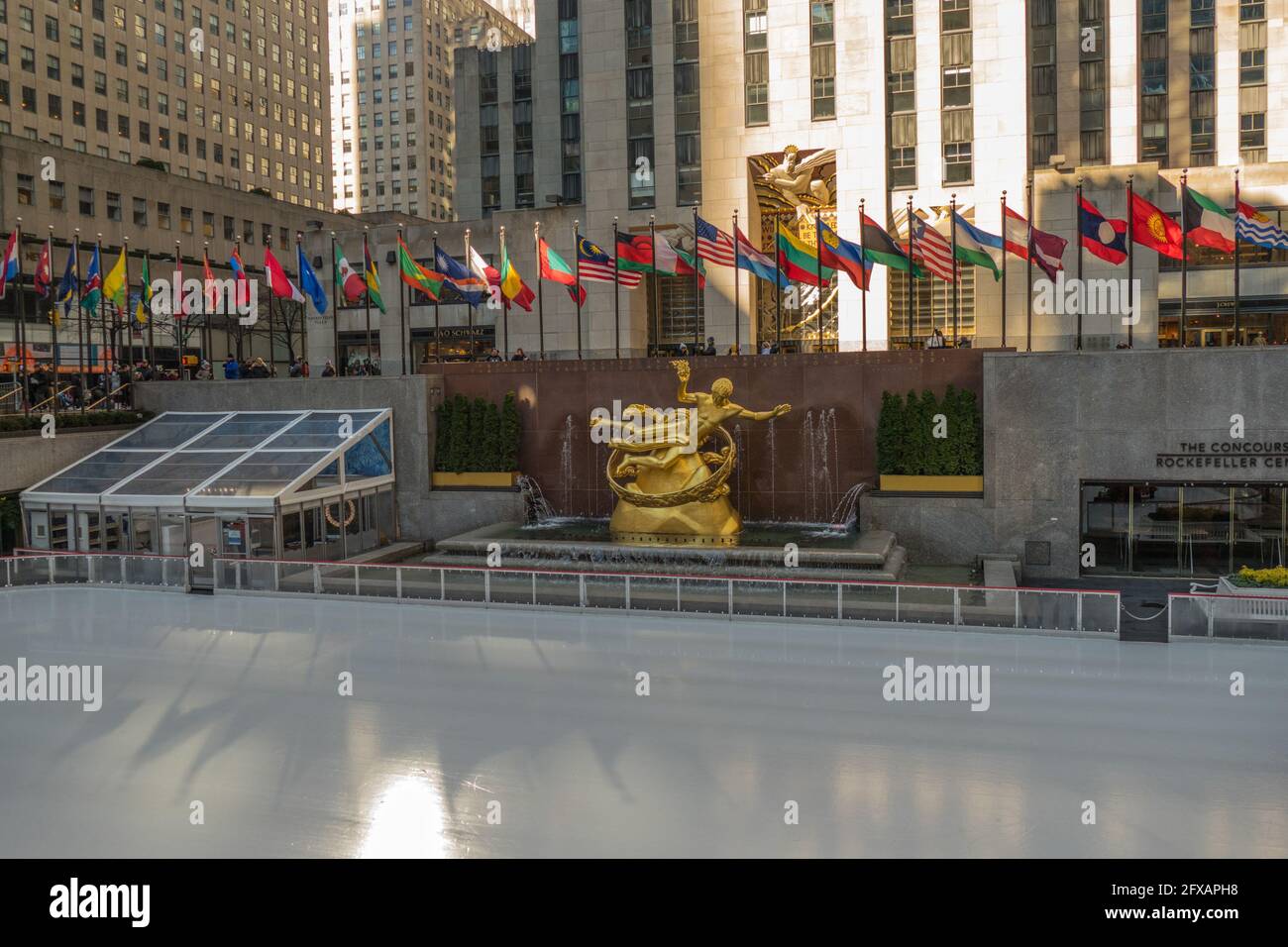 New York, États-Unis, 26 janvier 2020: Le Rockefeller Center est un ...