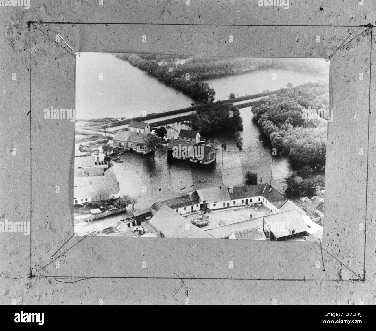 Inondations en Autriche, vue aérienne des hautes eaux en Styrie, 15 ...