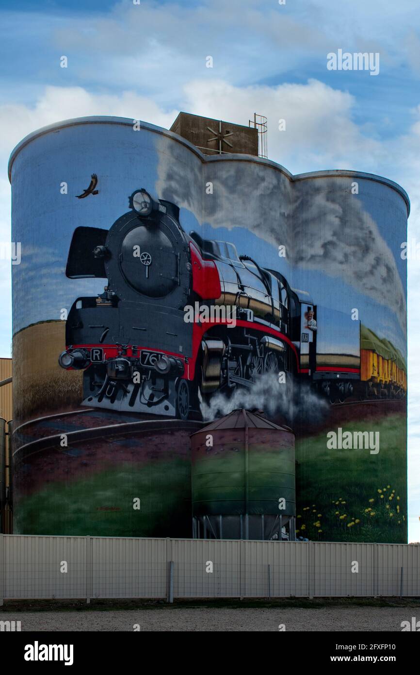 Art de silo de colbinabbin Banque de photographies et d’images à haute ...