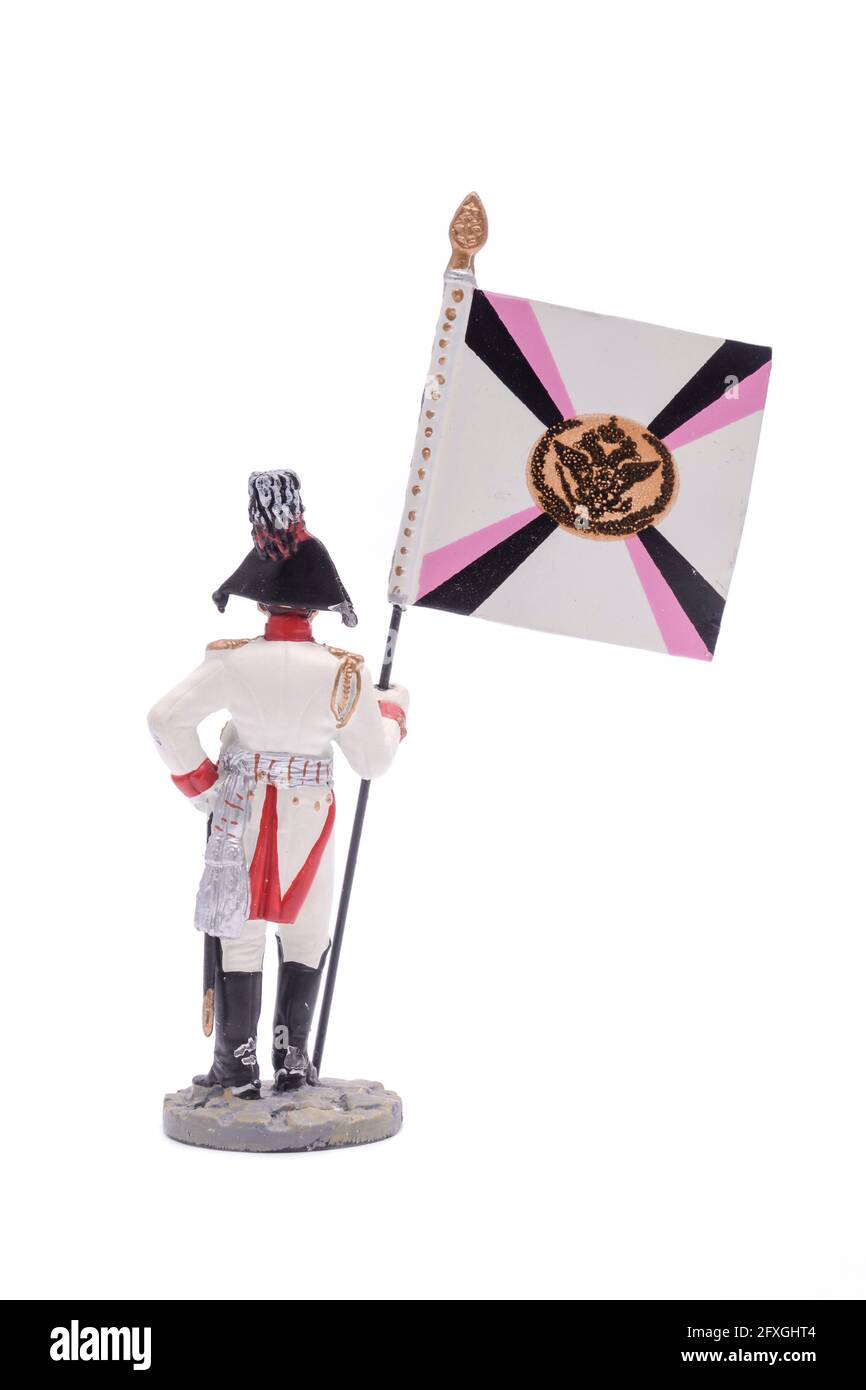 Porte drapeau de cavalerie Banque d'images détourées - Alamy
