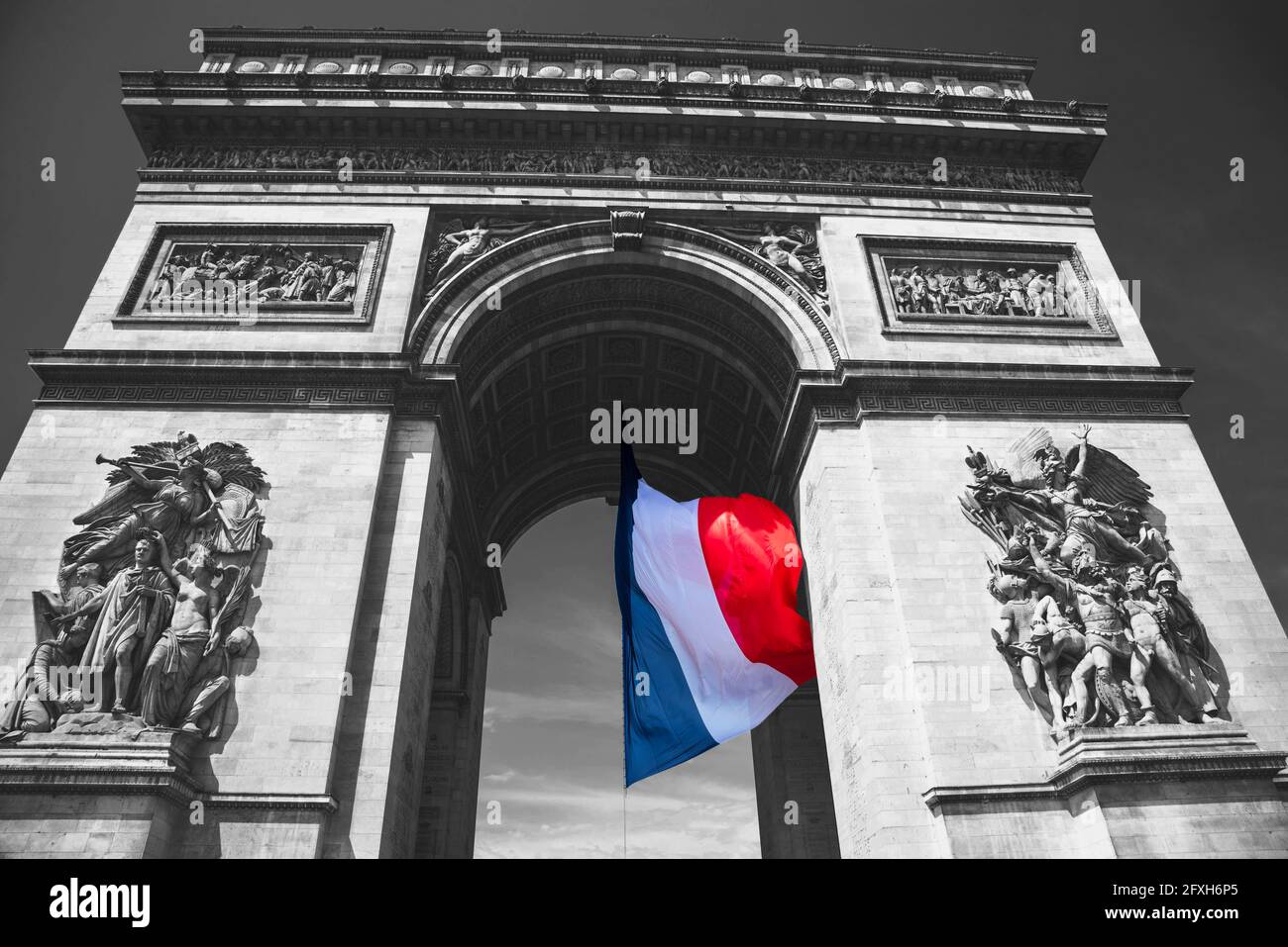 Drapeau français deuil Banque de photographies et d’images à haute ...