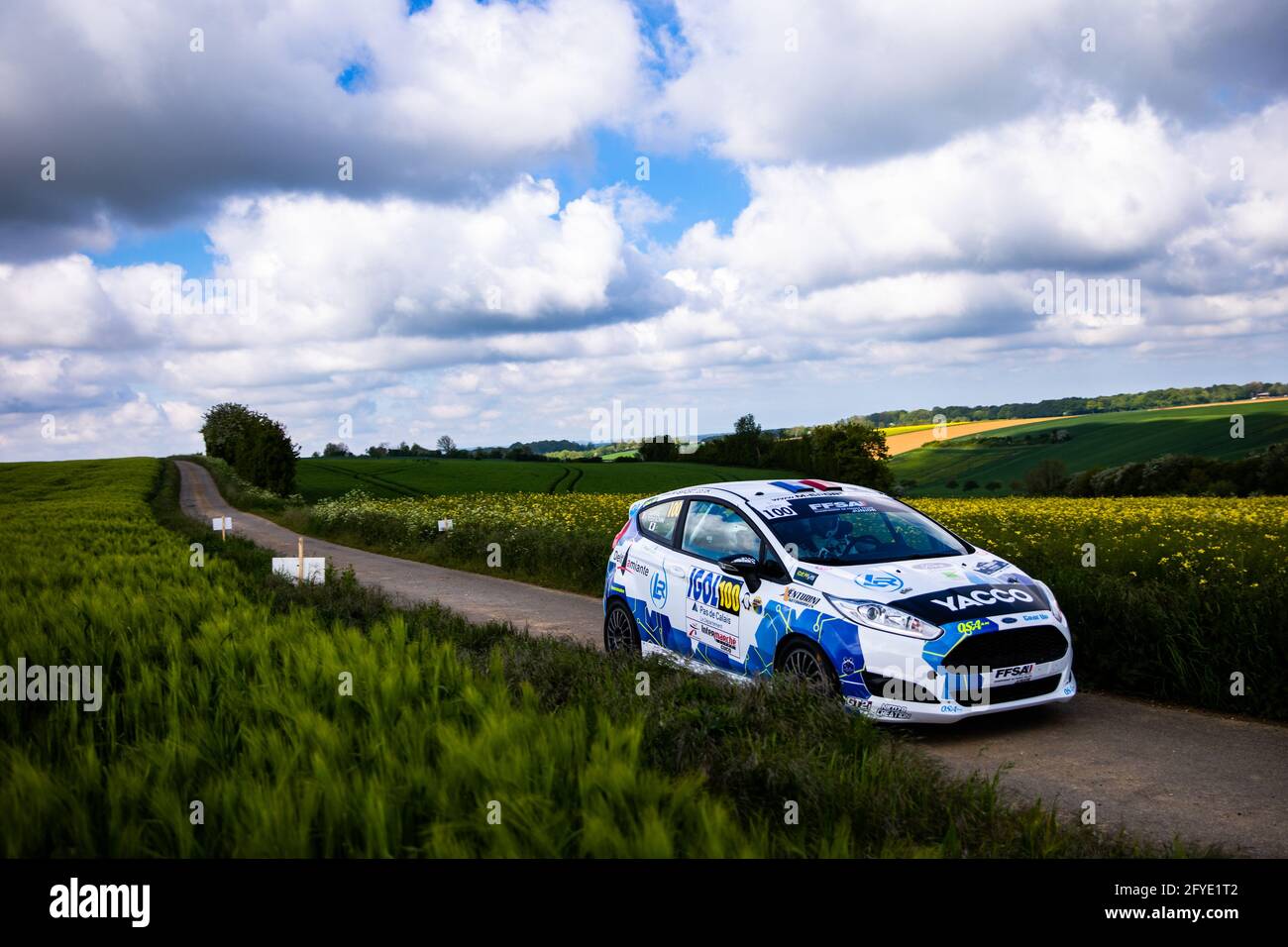 100 Todeschini Florent, Barral Florian, Ford Fiesta, action pendant le ...