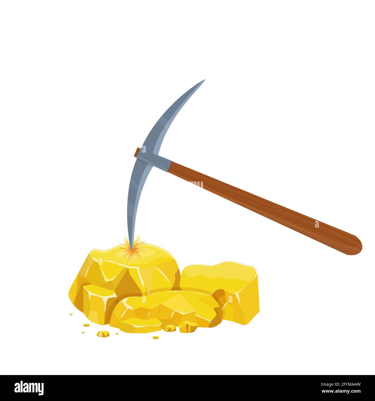 Gold digger cartoon Banque de photographies et d’images à haute ...