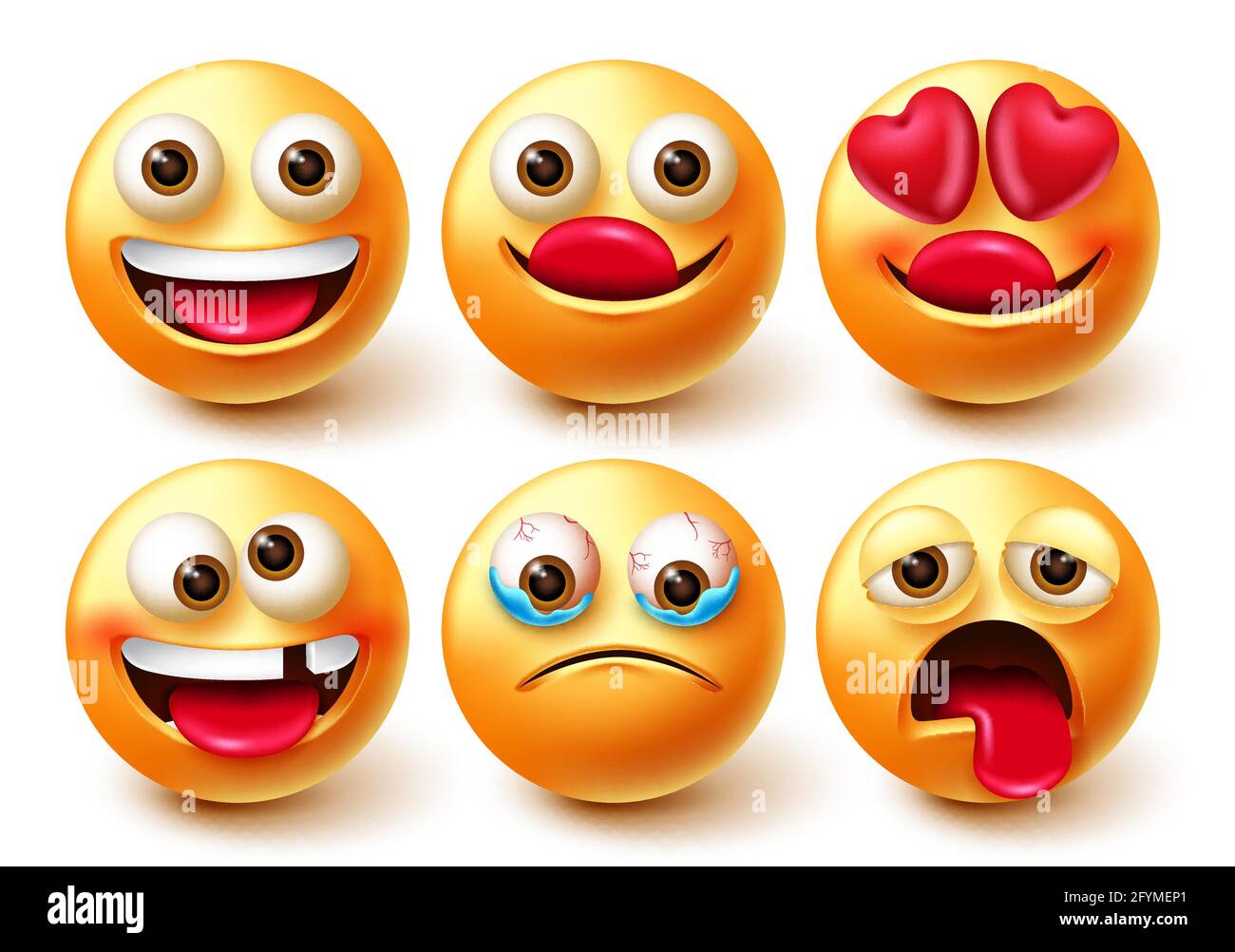 Exhausted emoticon smiley Banque de photographies et d’images à haute ...