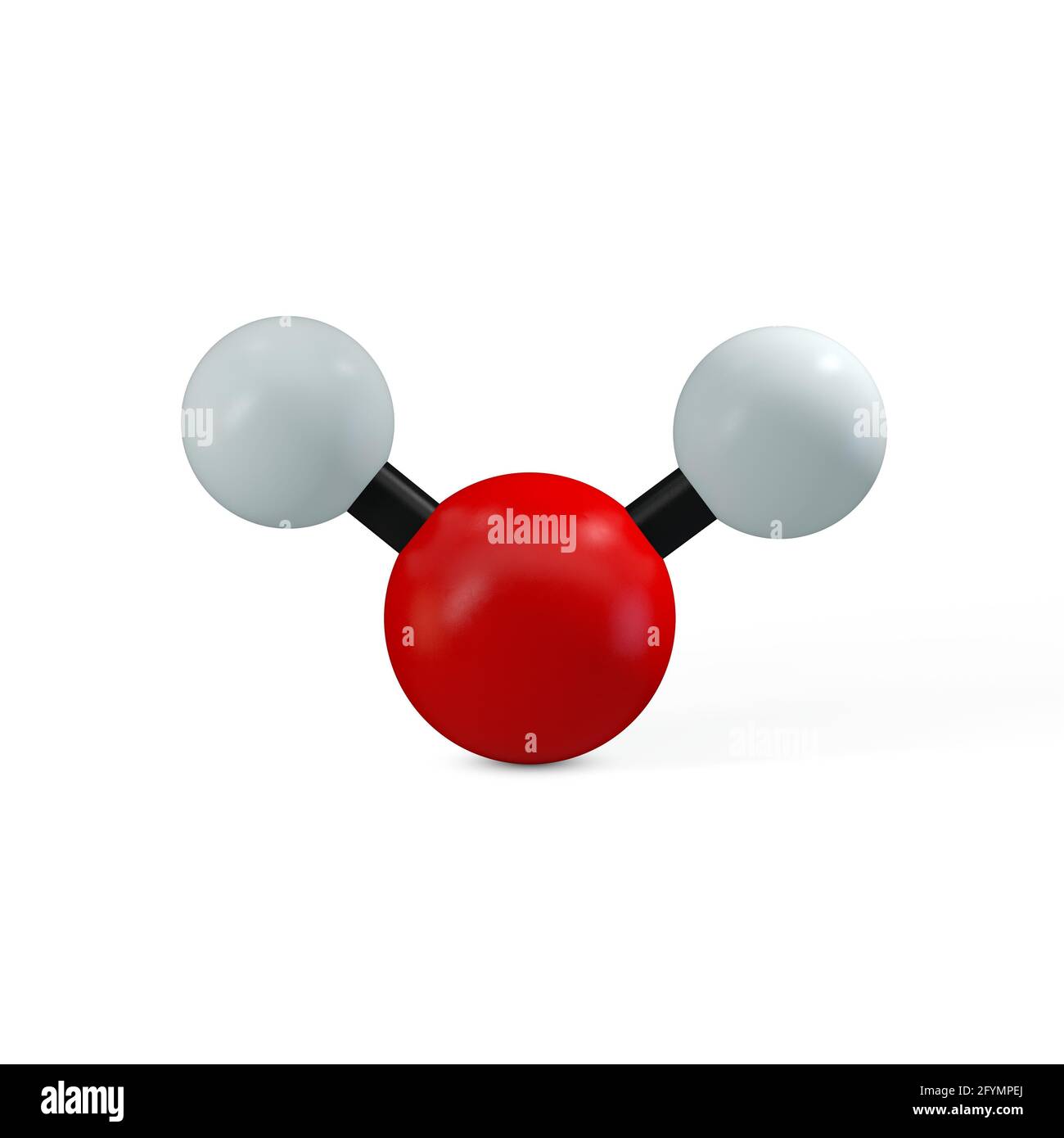 Chemical structure water molecule h2o Banque de photographies et d’images à haute résolution - Alamy