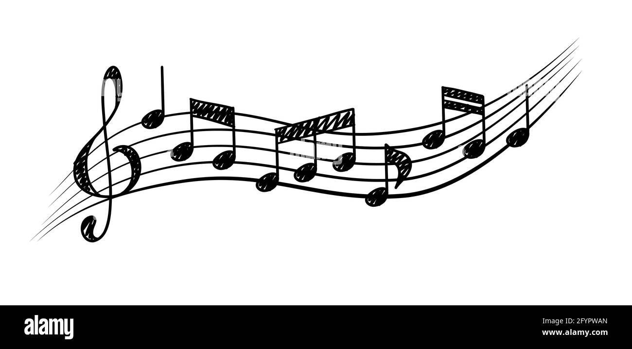 Note de musique fond transparent Banque d'images vectorielles - Alamy