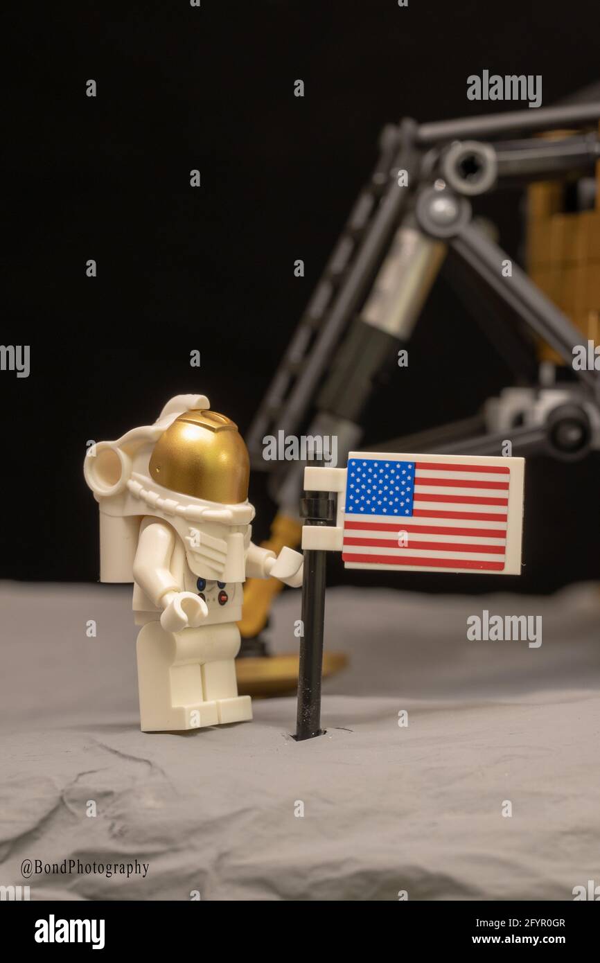 Neil armstrong sur la lune Banque de photographies et d’images à haute ...