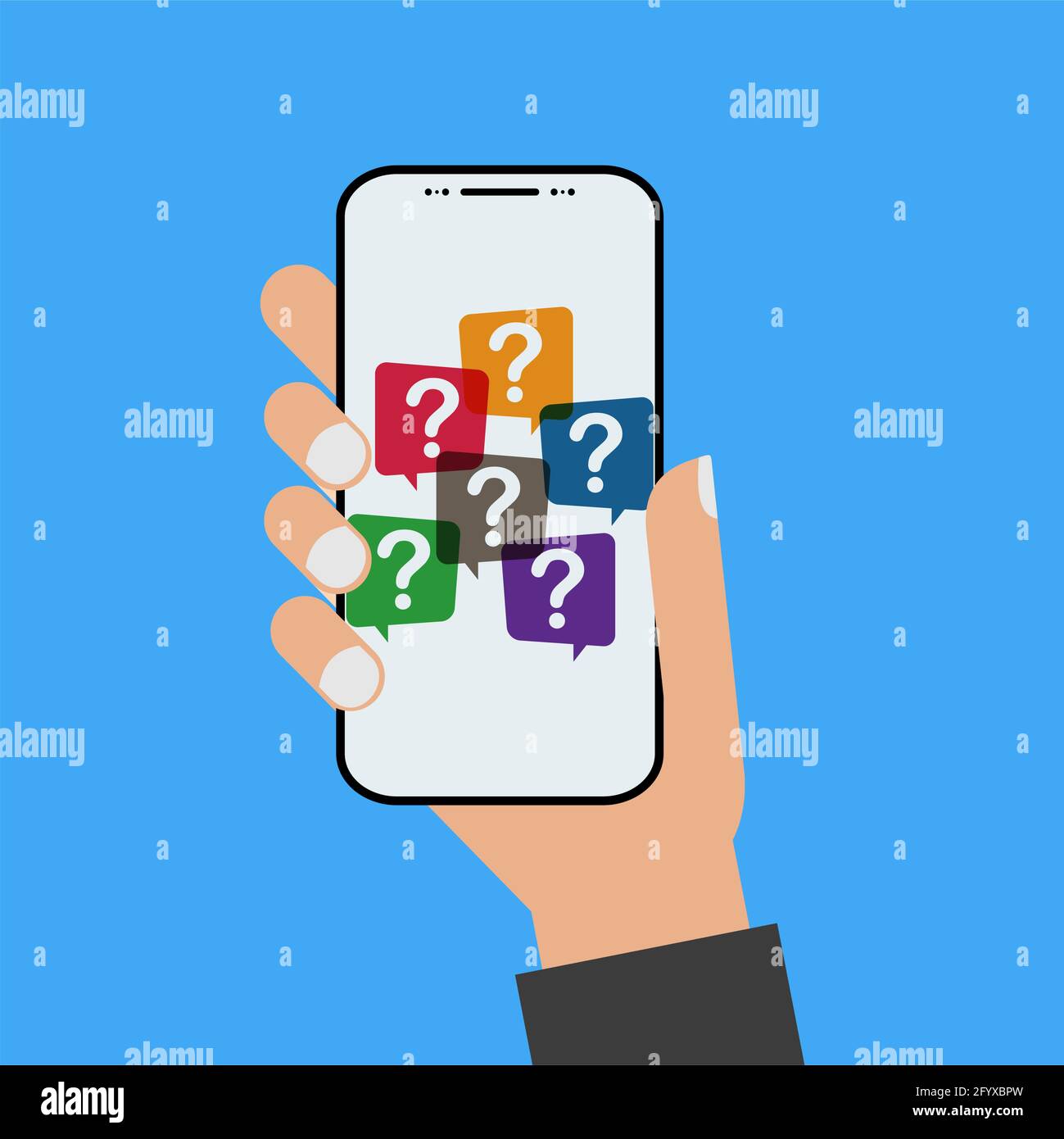 Pictogramme poser des questions Banque d'images vectorielles - Page 2 ...