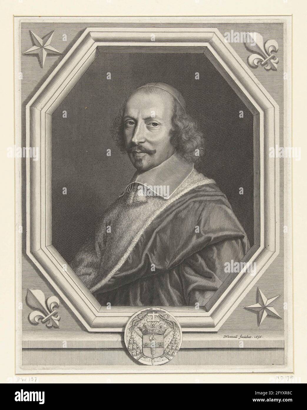 Portrait du cardinal mazarin dans son Banque de photographies et d ...