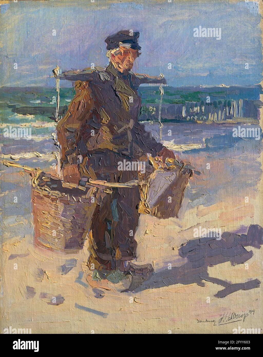 Le pêcheur de coquillages. Le pêcheur de coquillages. Un pêcheur de ...
