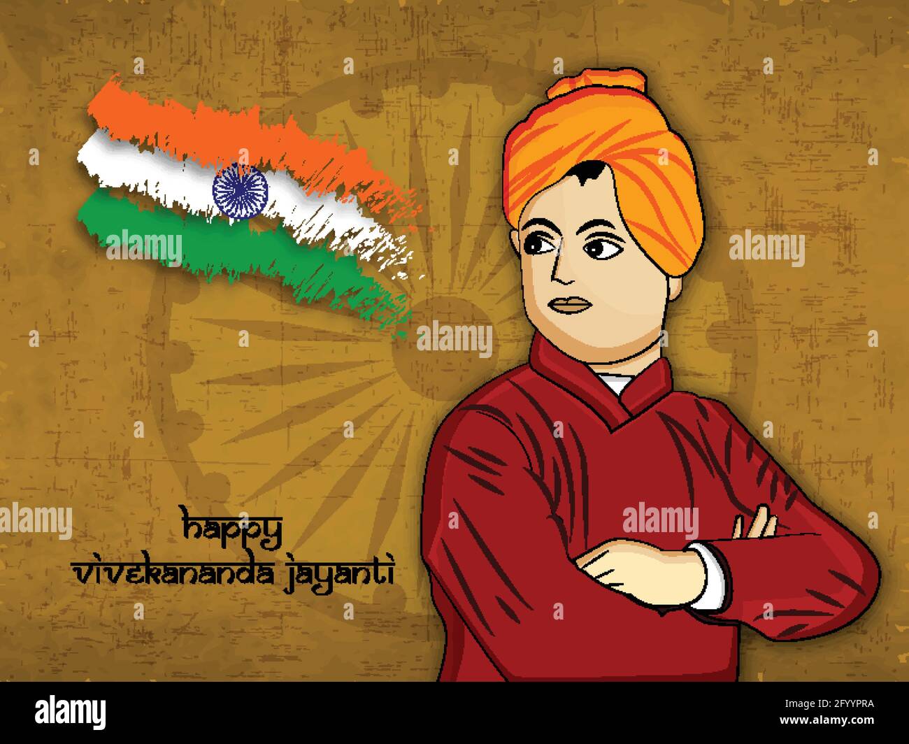 Swami vivekananda Banque d'images vectorielles - Alamy