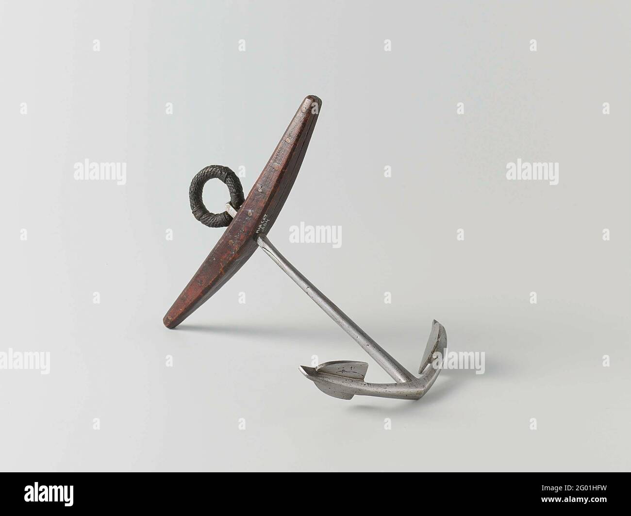 Modèle d'un ancrage. Modèle d'ancrage normal, composé d'un arbre avec ...