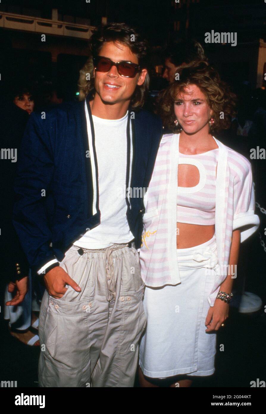 Rob Lowe et Melissa Gilbert Circa années 80 crédit : Ralph Dominguez ...