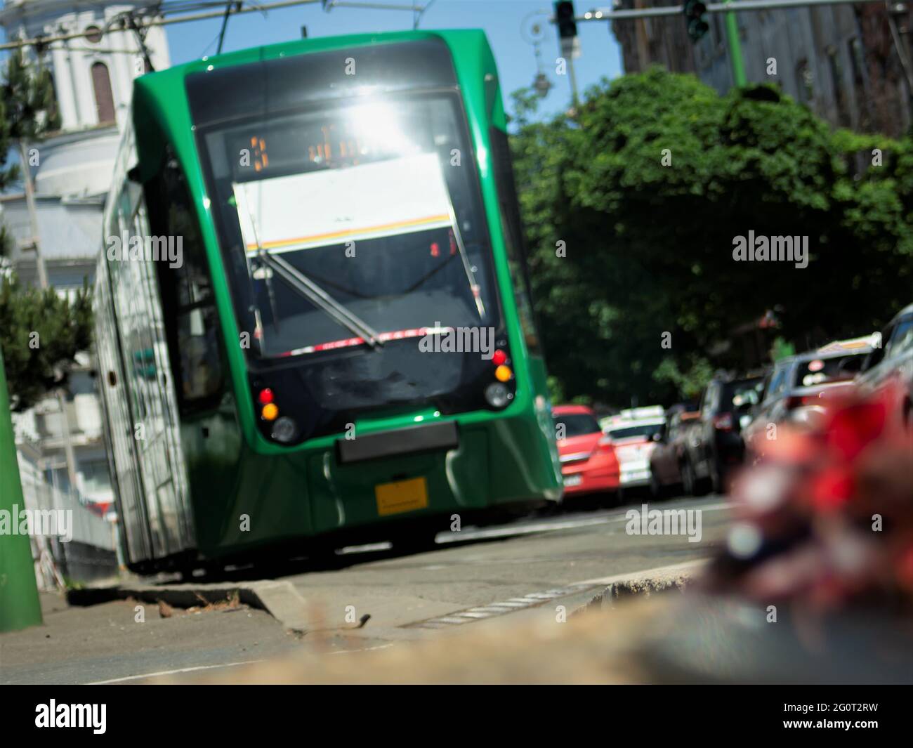Tramway vert Banque de photographies et d’images à haute résolution - Alamy