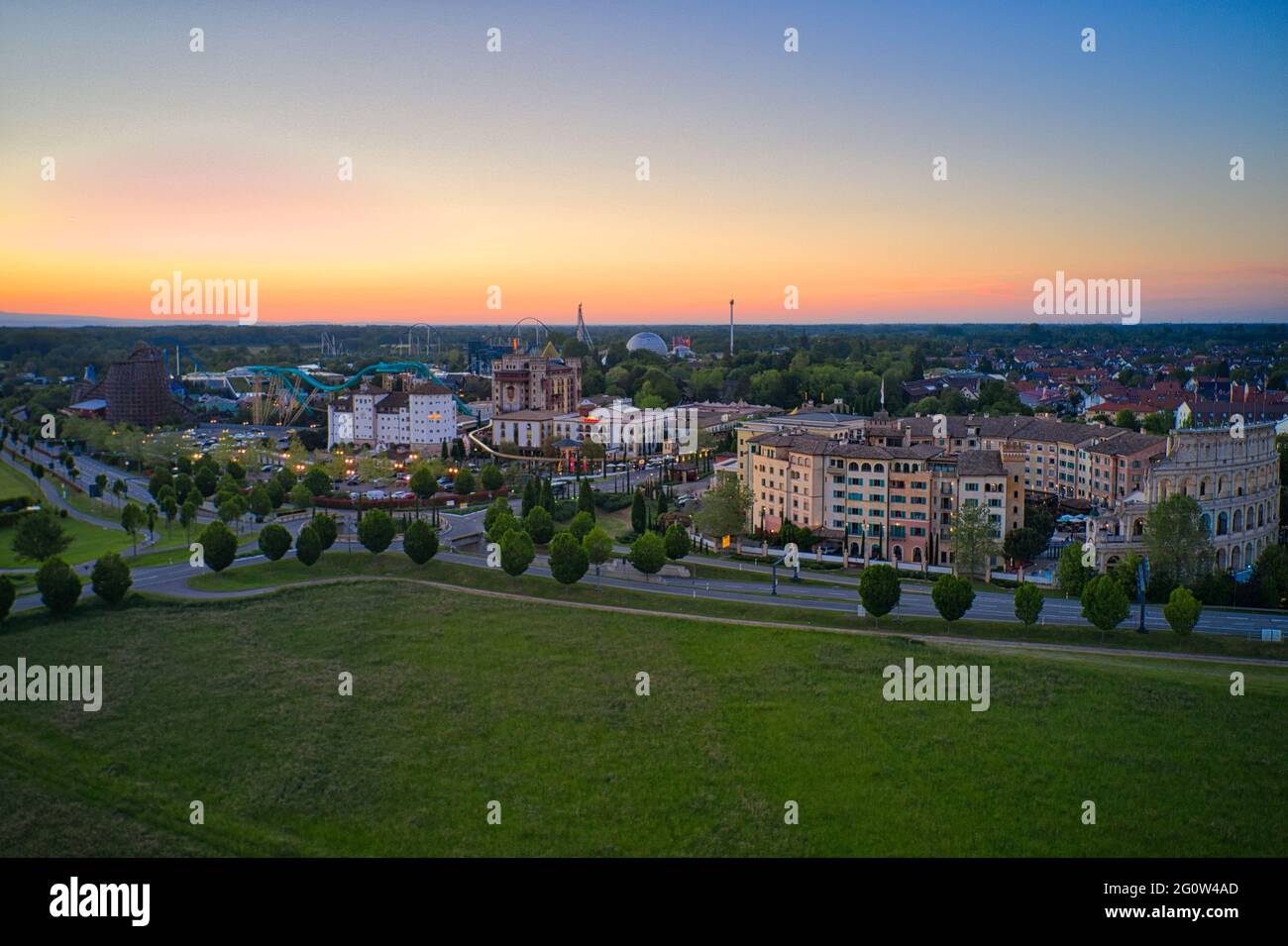 Europa park rust rollercoaster Banque de photographies et d’images à ...