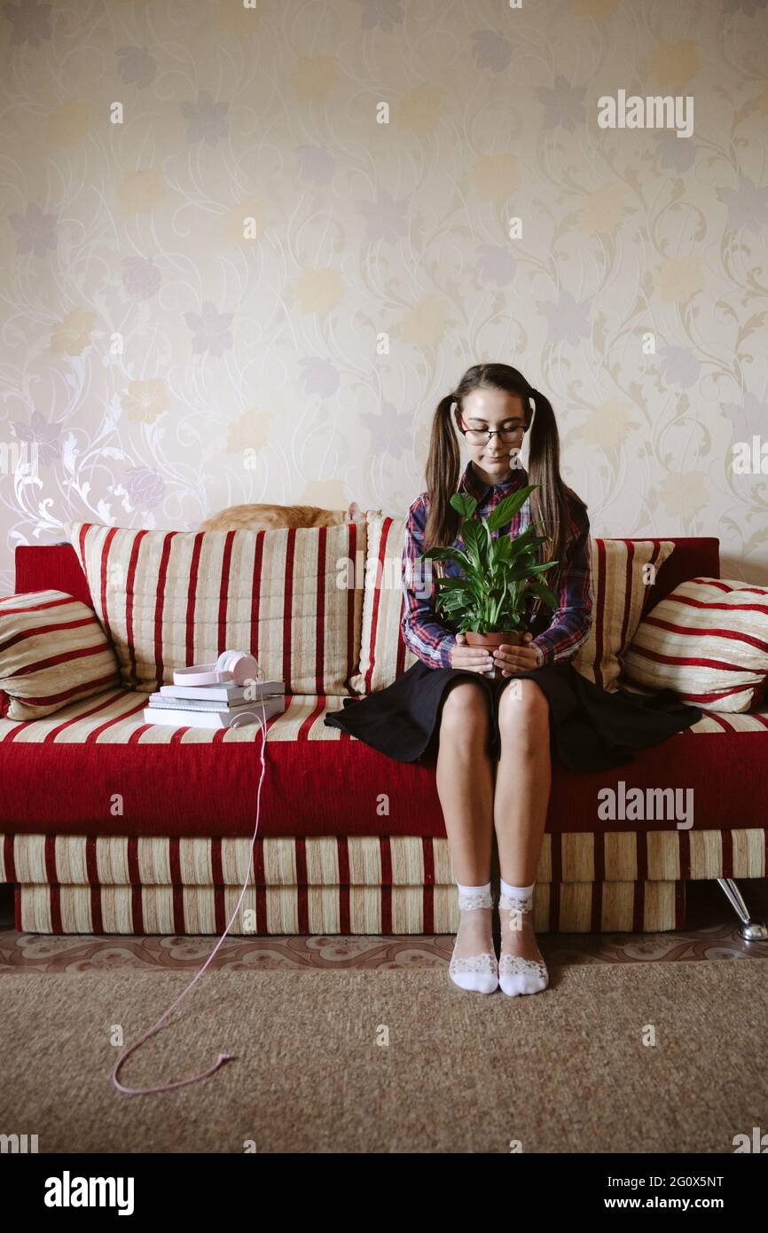 Une Fille Geek Banque d'image et photos - Alamy