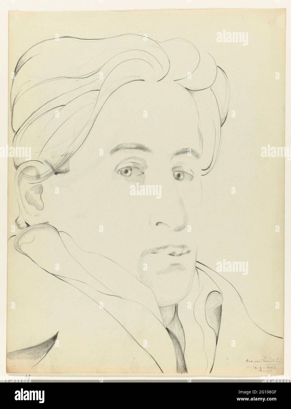 Autoportrait: B-1-1, 12 février; autoportraits de Cor van Teeseling ...