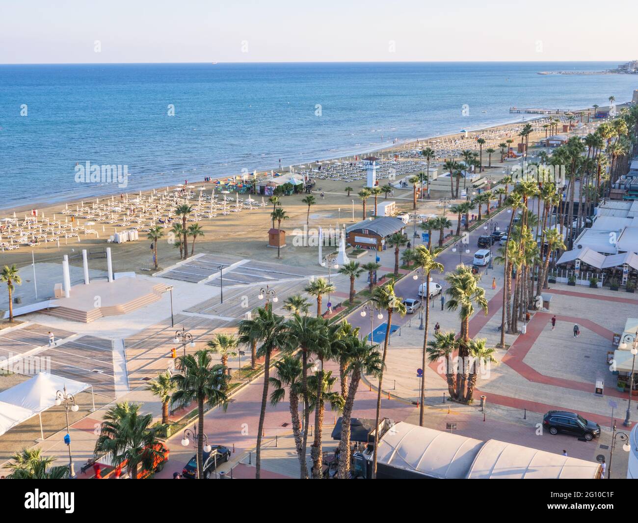 Plage de finikoudes Banque de photographies et d’images à haute ...
