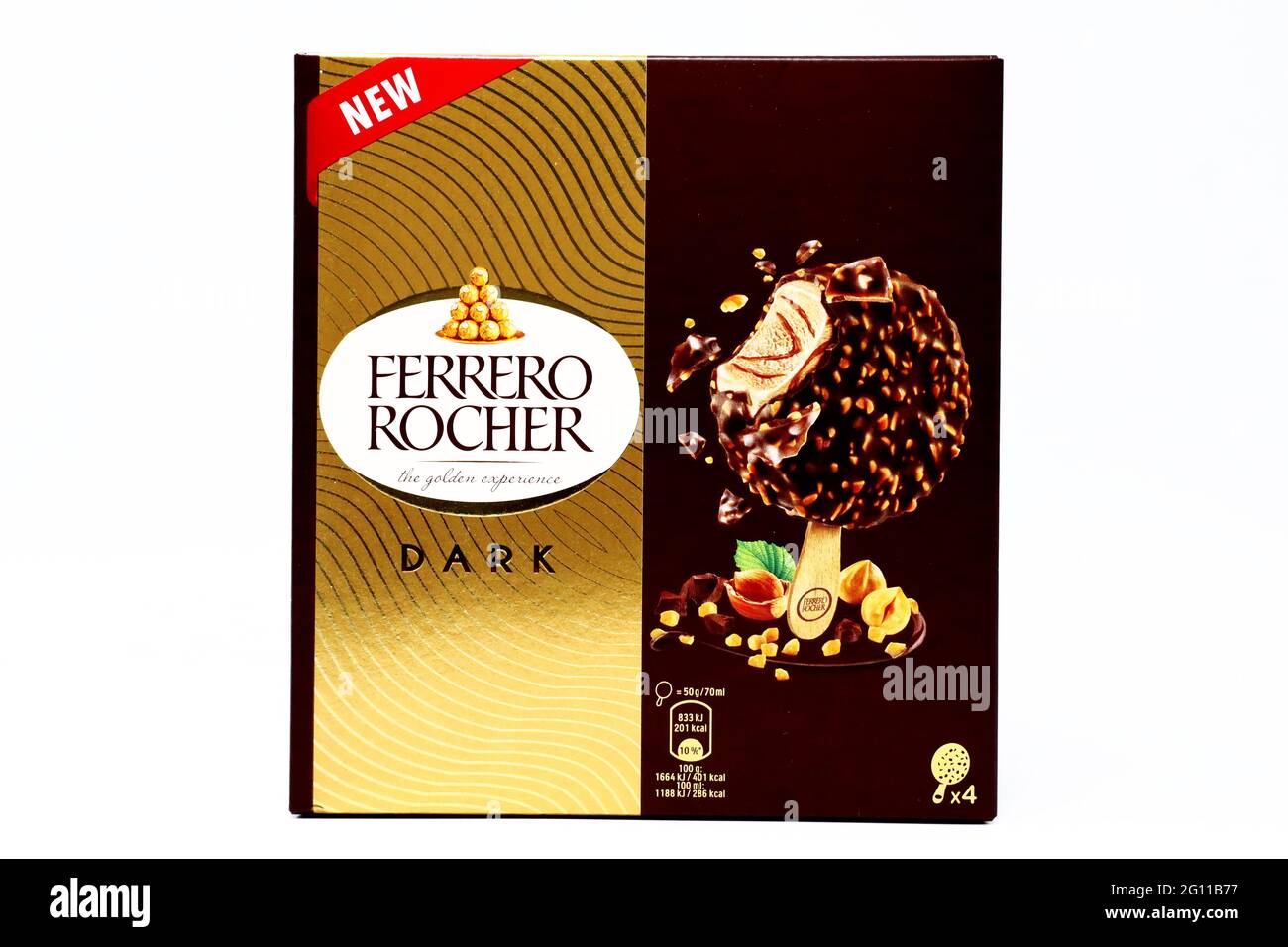 Barre De Chocolat Ferrero Rocher Chocolat Au Lait Banque d'image et ...