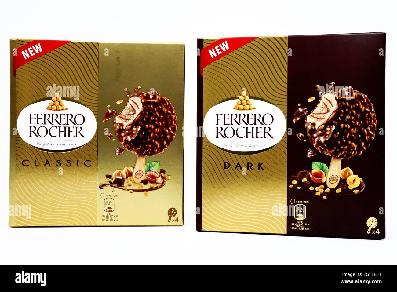Barre de chocolat ferrero rocher Banque de photographies et d’images à ...