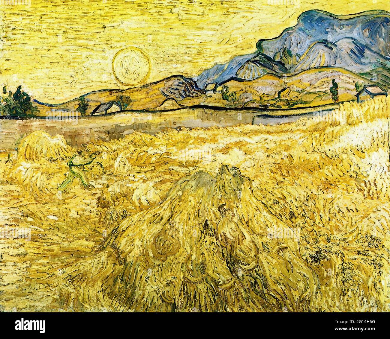 Le moissonneur van gogh Banque de photographies et d’images à haute ...