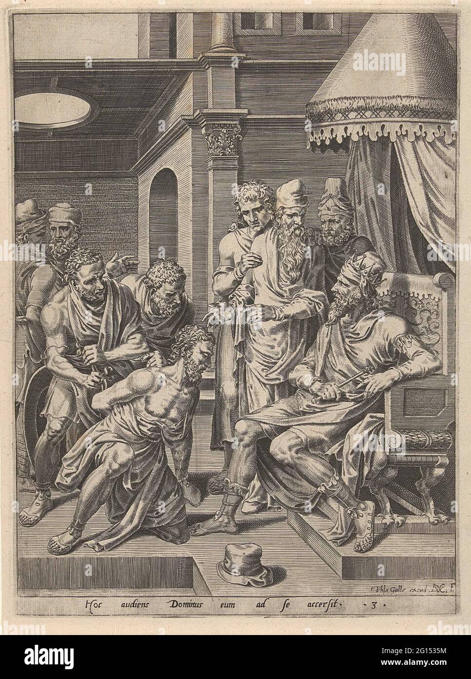 Réprimande et conviction du serviteur ingrate; parabole du serviteur ...