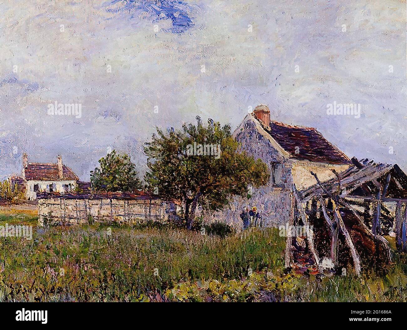 Alfred sisley chaumière Banque de photographies et d’images à haute résolution - Alamy
