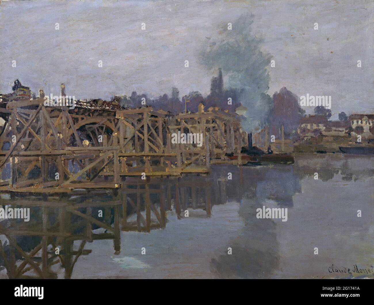 Claude monet 1872 bridge Banque de photographies et d’images à haute ...