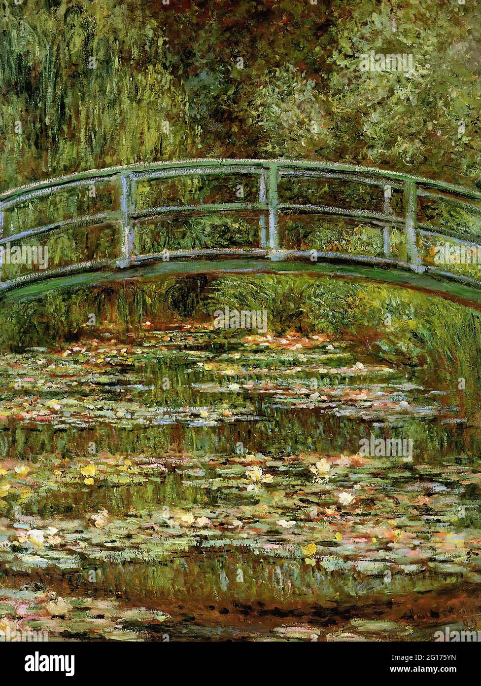 Painting claude monet the japanese bridge Banque de photographies et d ...