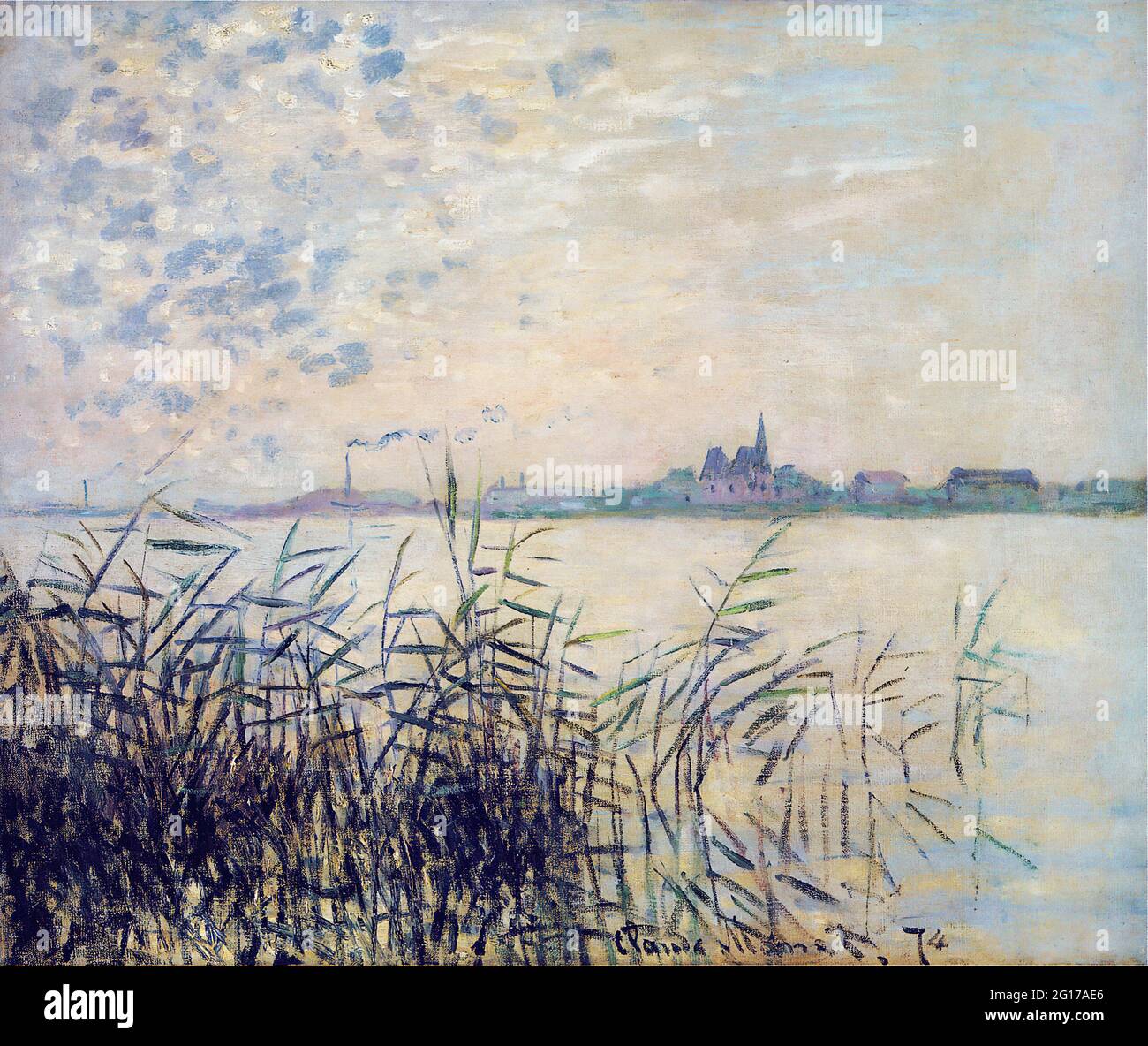 Claude monet la seine argenteuil 1874 Banque de photographies et d’images à haute résolution - Alamy