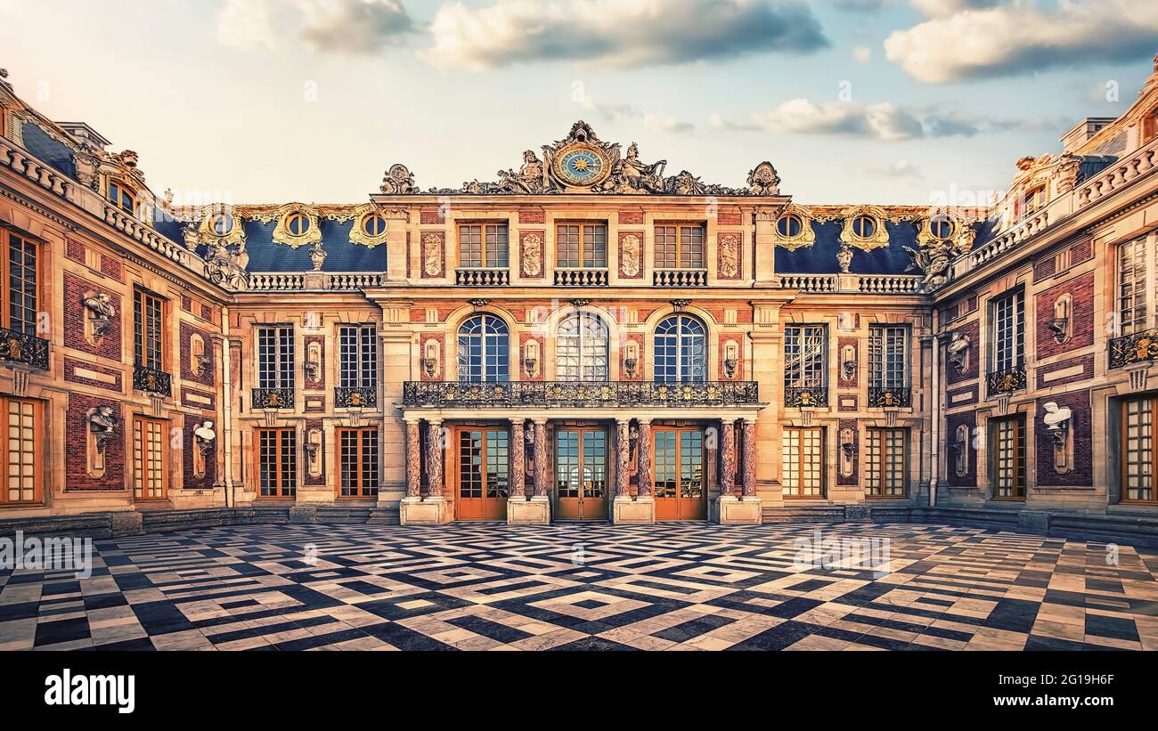 Chateau versailles façade Banque de photographies et d’images à haute ...