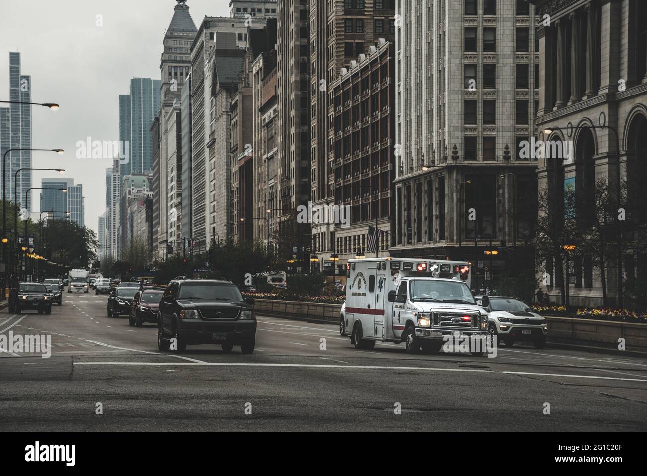 Chicago street view Banque de photographies et d’images à haute ...