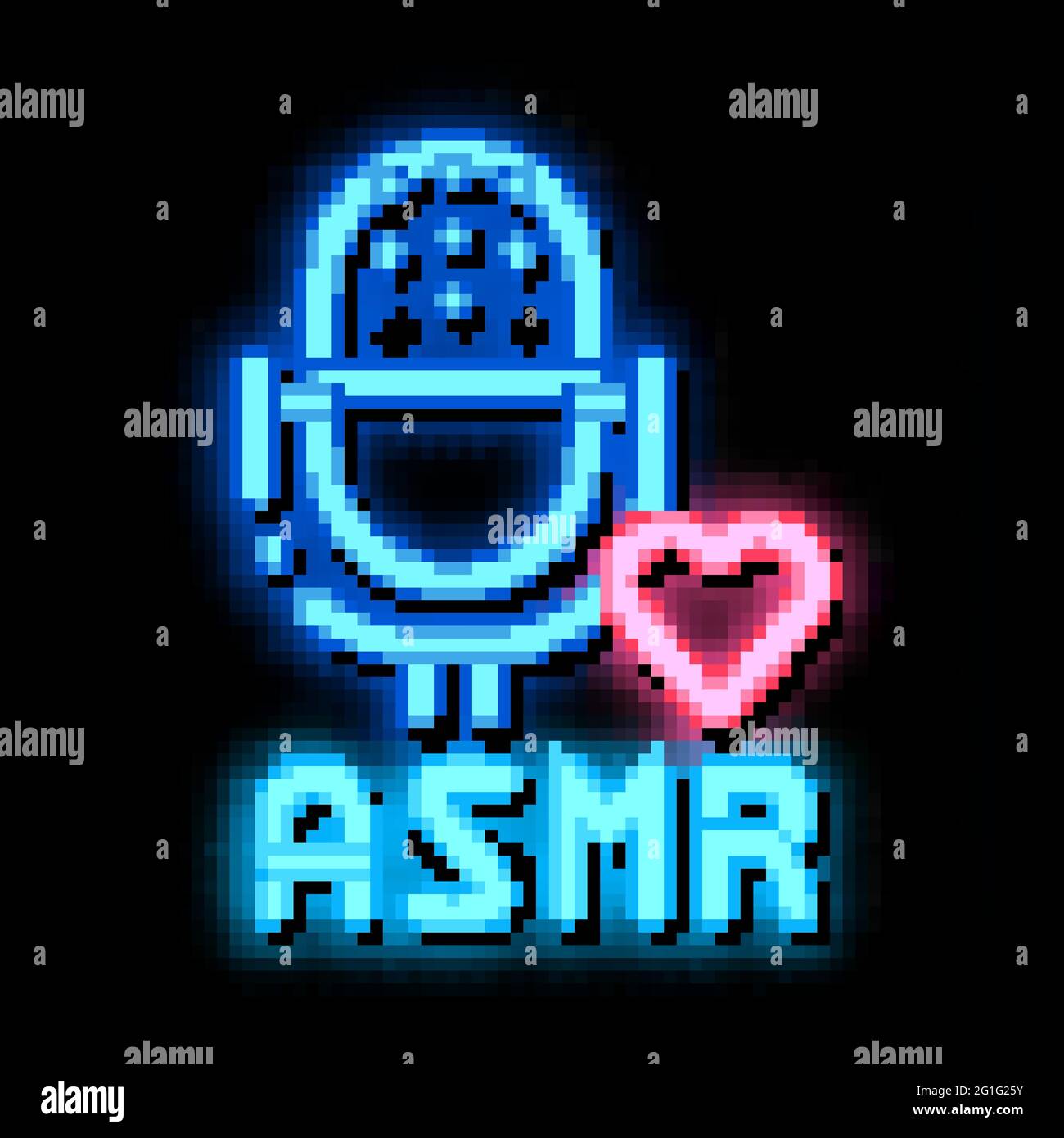 Asmr logo Banque d'images vectorielles - Alamy