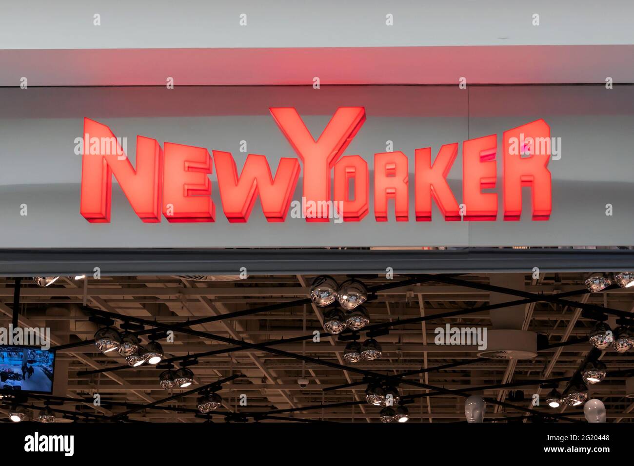 The new yorker logo Banque de photographies et d’images à haute ...