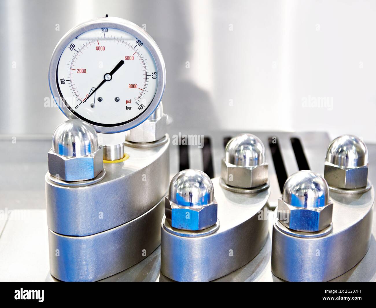 Industrial pressure gauge Banque de photographies et d’images à haute ...