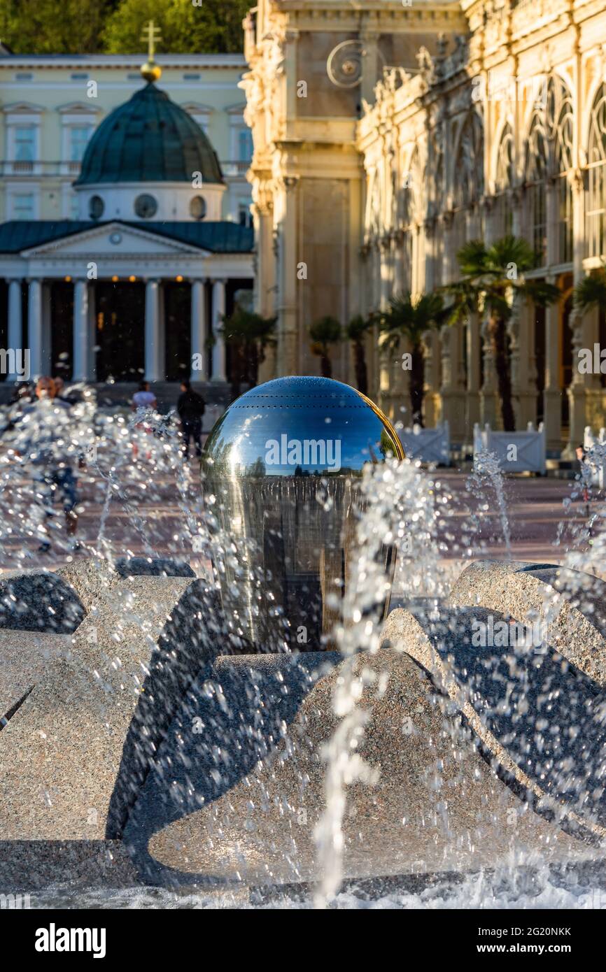 Eau jaillissant Banque de photographies et d’images à haute résolution ...