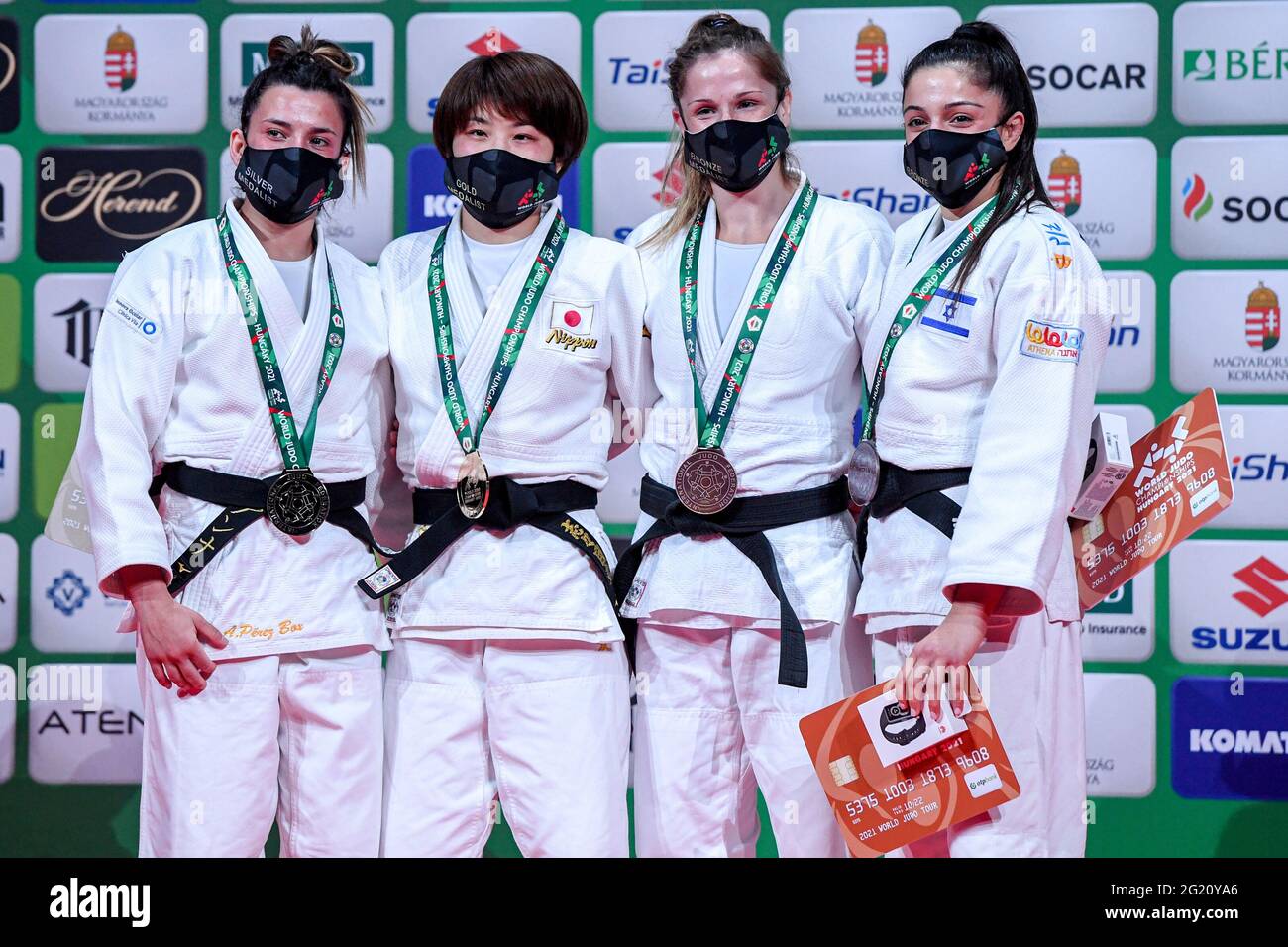 BUDAPEST, HONGRIE - JUIN 7 : Ana Box Perez, de l'Espagne, gagnante de ...