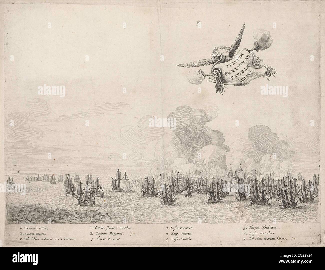 Troisième combat avec la flotte portugaise à Paraiba, 1640. Troisième ...