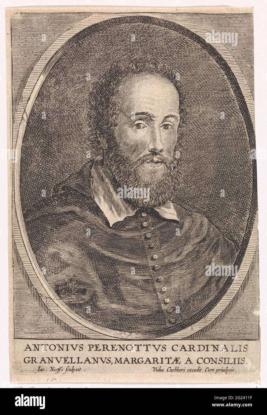 Portrait du cardinal Antoine Perrenot de Granvelle. Antoine Perrenot ...