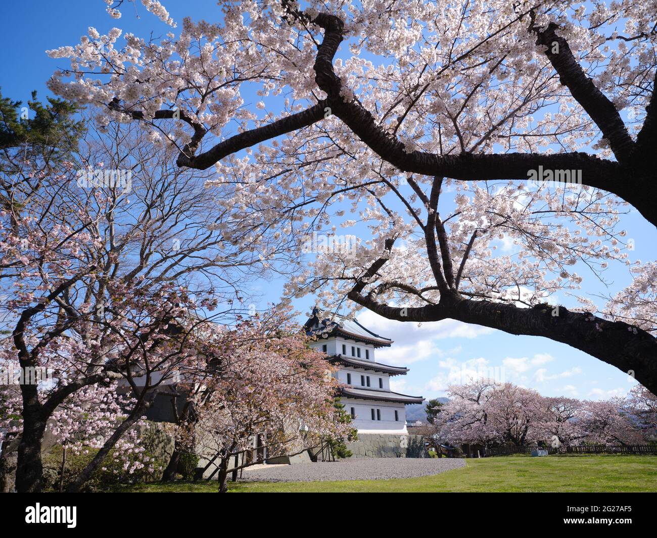 Matsumae castle matsumae hokkaido japan Banque de photographies et d ...