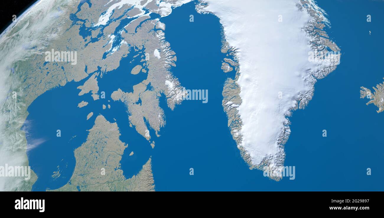 Carte de la baie de baffin Banque de photographies et d’images à haute résolution - Alamy