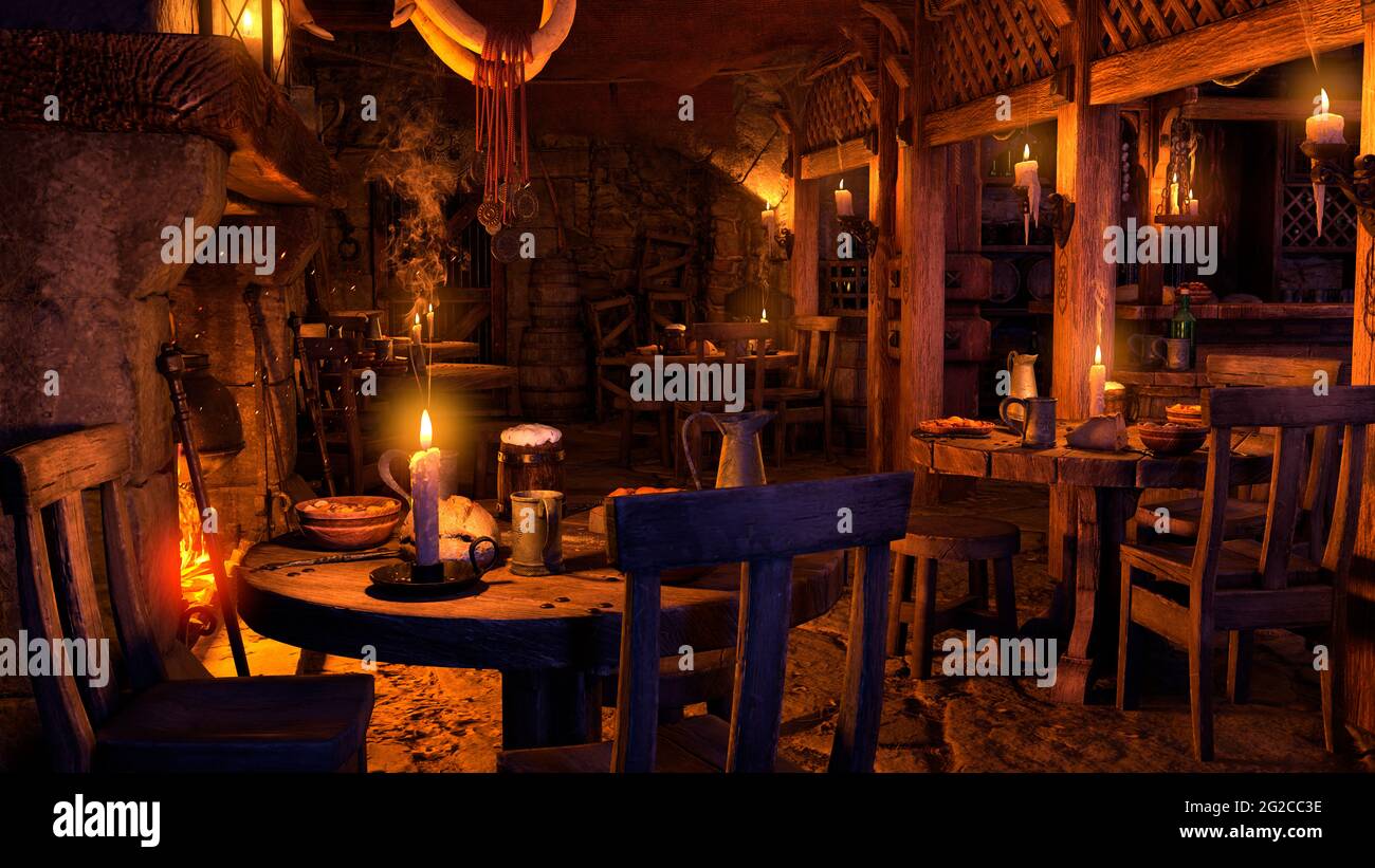 Taverne médiévale Banque de photographies et d’images à haute ...