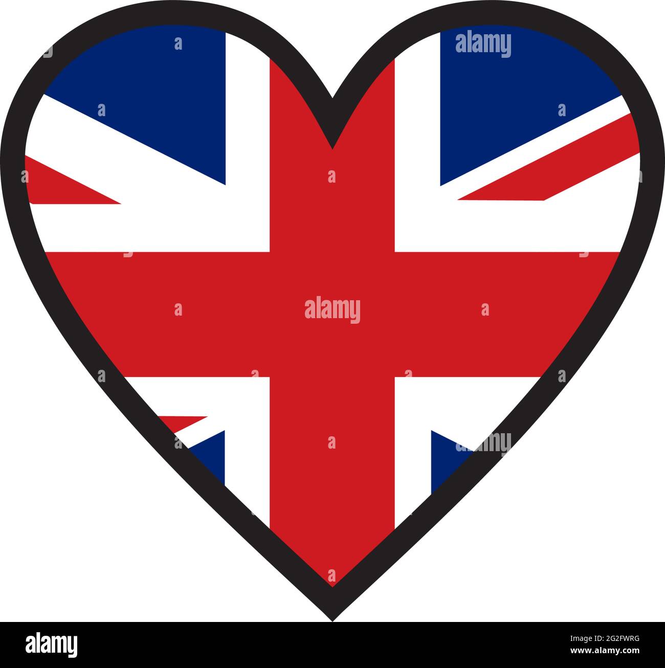 Logo du drapeau britannique Banque d'images vectorielles - Alamy