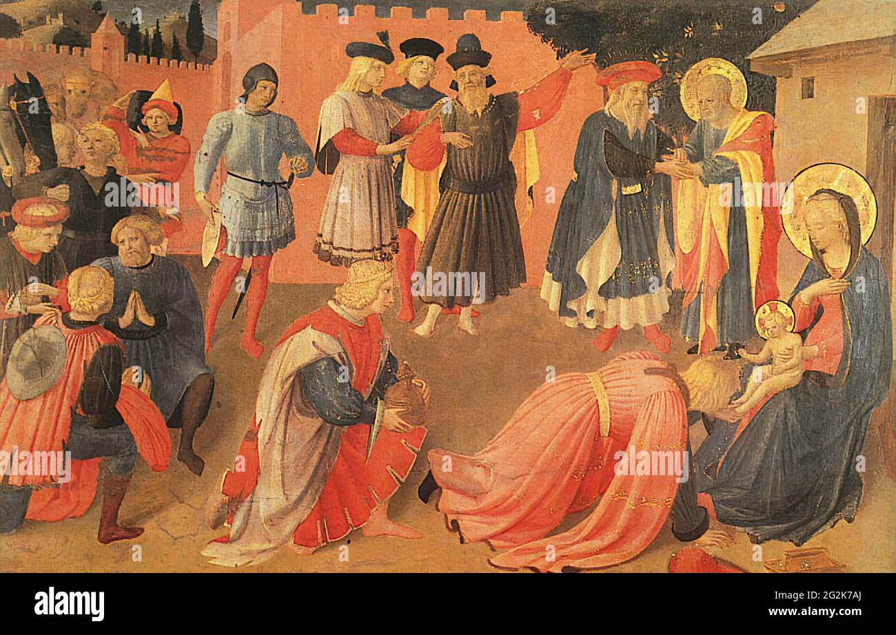 Adoration des mages fra angelico Banque de photographies et d’images à haute résolution - Alamy