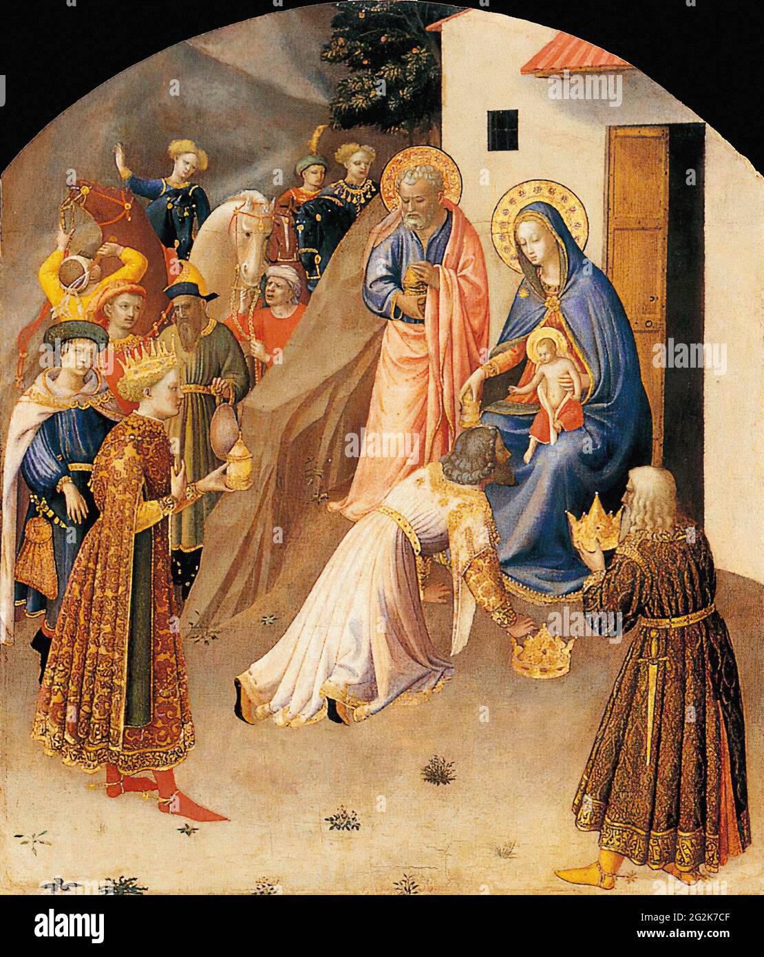 Adoration des mages fra angelico Banque de photographies et d’images à ...